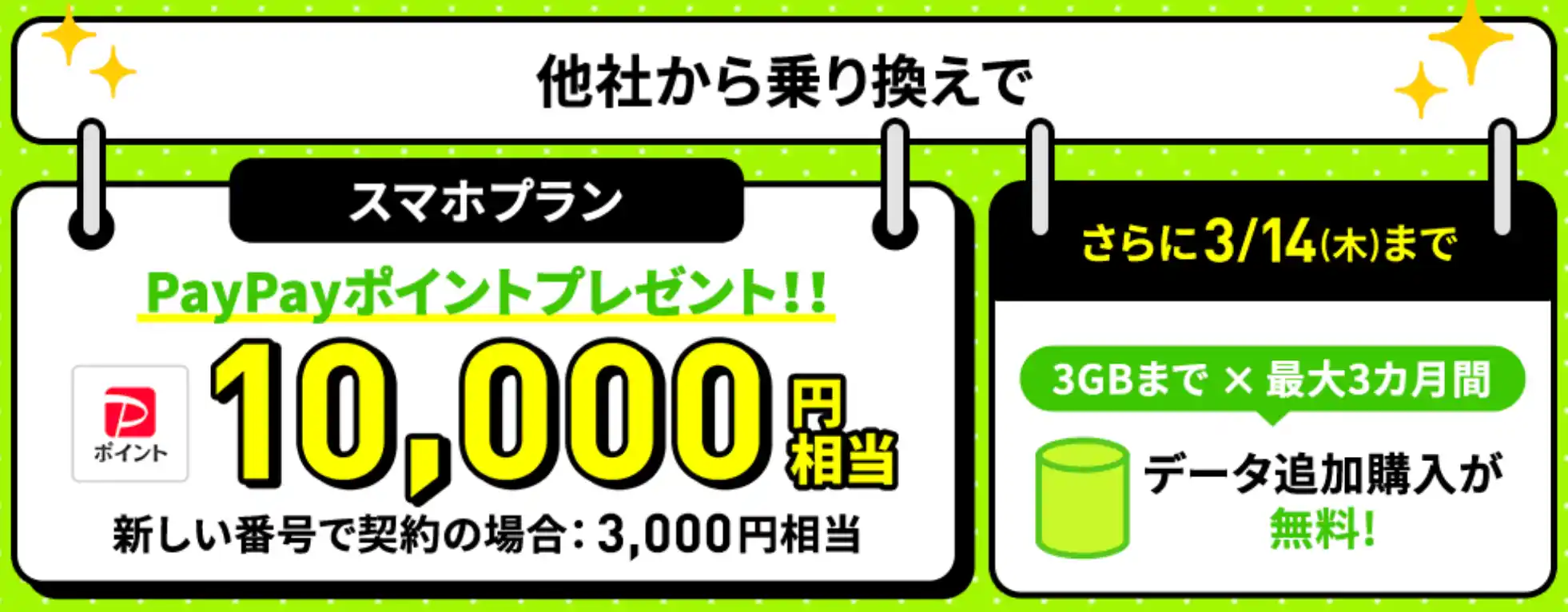 LINEMOのスマホプランで最大1万円相当のPayPayポイントが貰えるキャンペーン実施 | necomaruLab